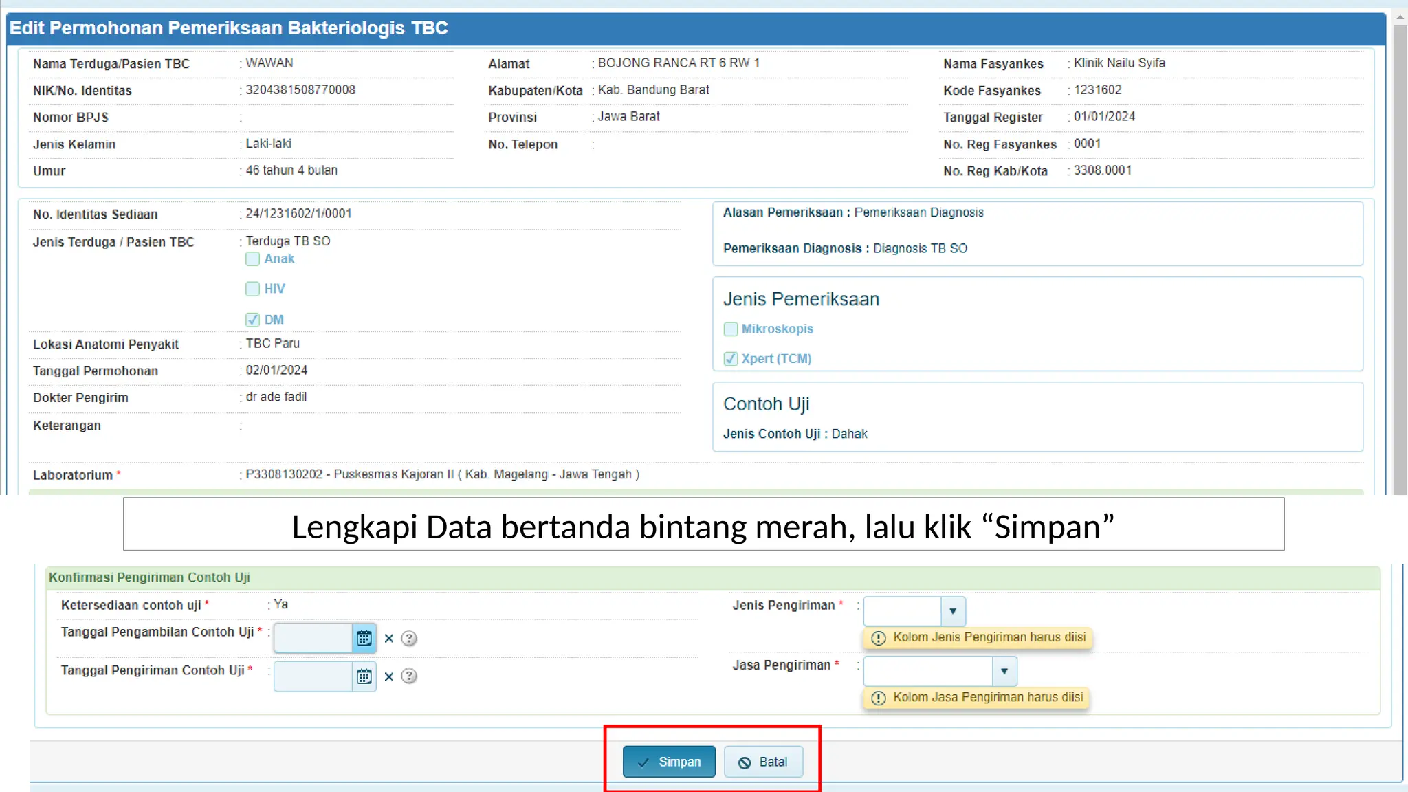 Pencatatan Pelaporan TBC di Aplikasi SITB | PPTX
