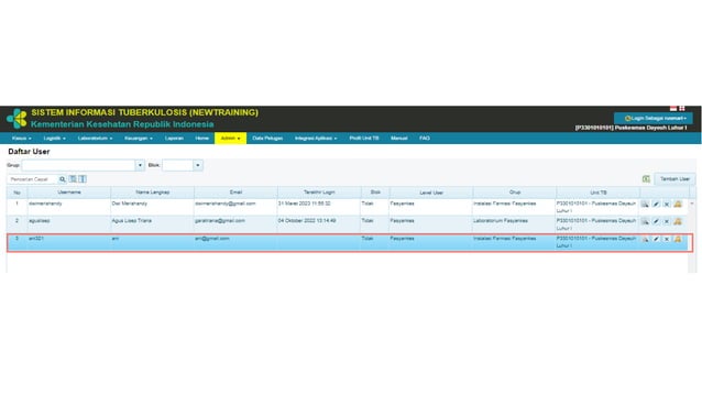 Pencatatan Pelaporan TBC di Aplikasi SITB | PPTX