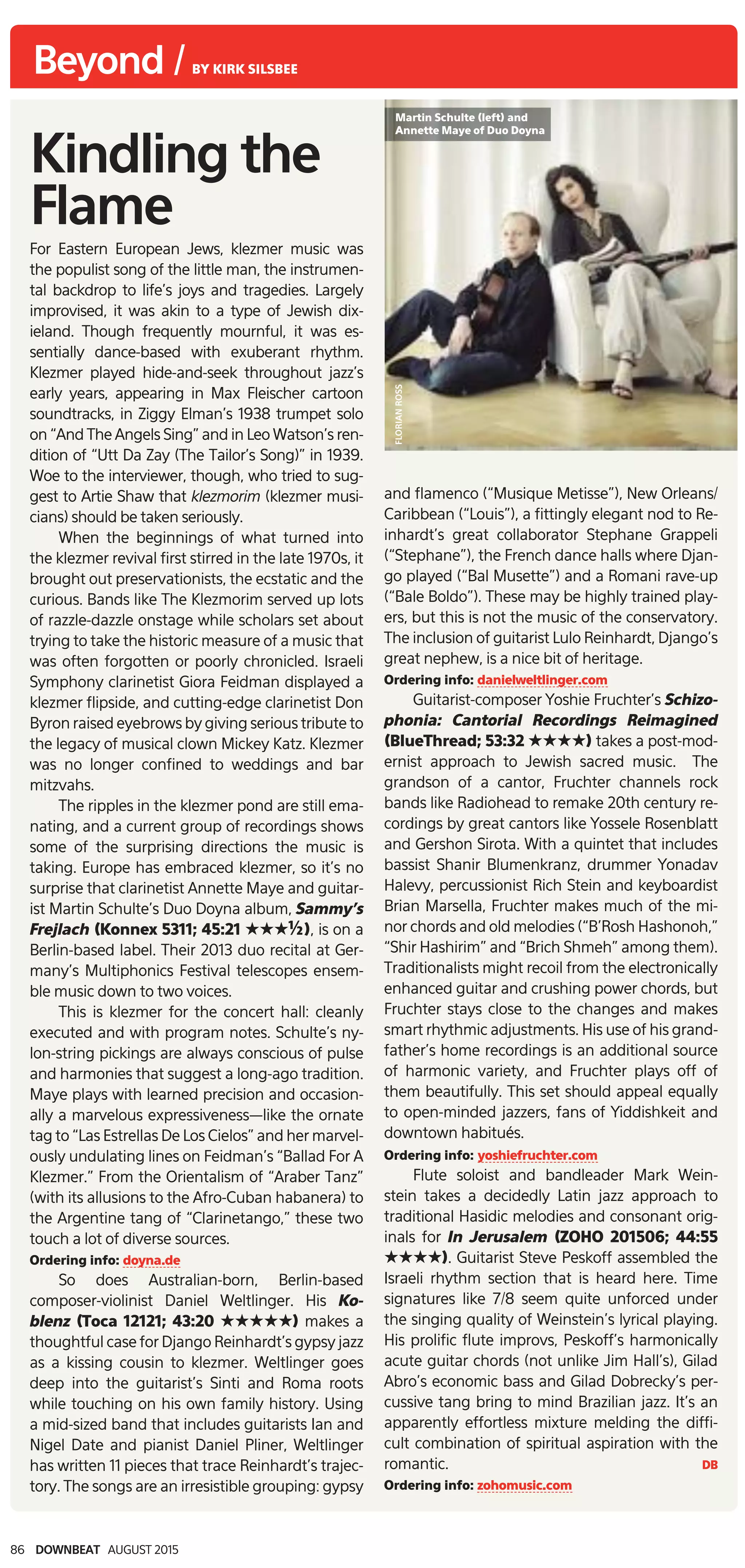 Downbeat Review August 2015 | PDF