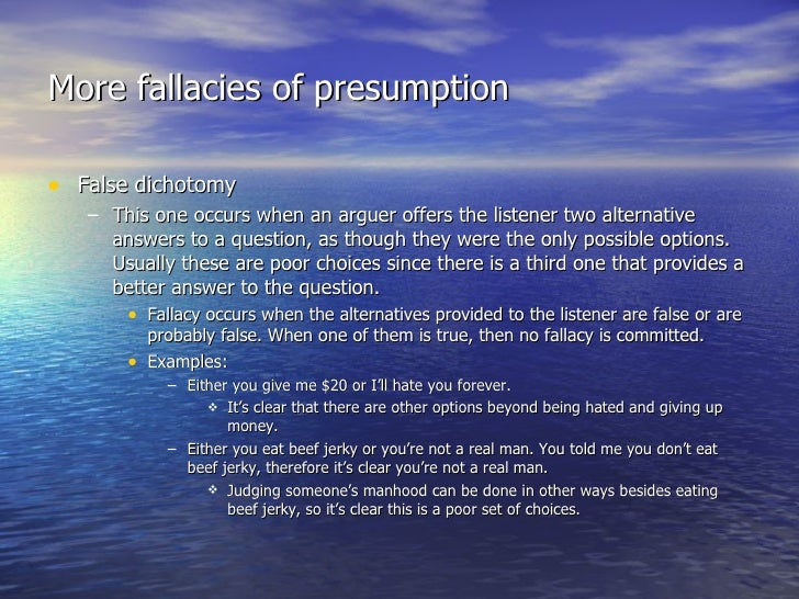 3.4 Fallacies Of Presumption Ambiguity And Grammatical Analogy