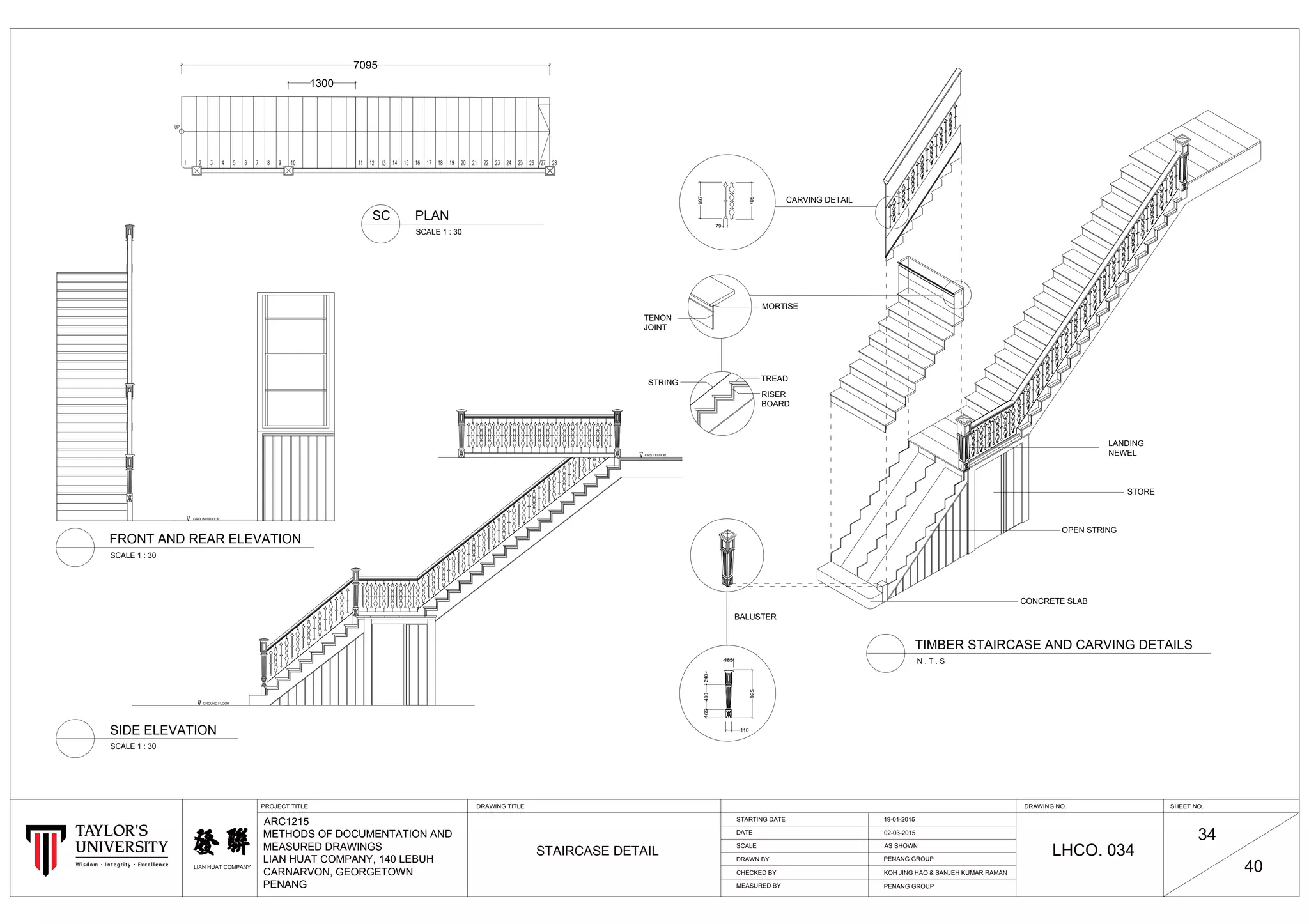 34 final staircase detail ready plot a1 titleblock landscape updated | PDF