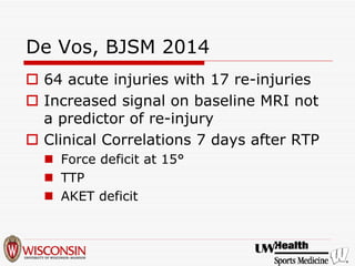 Mark Sherry - hamstring | PDF
