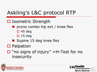 Mark Sherry - hamstring | PDF