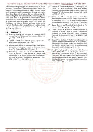IoT Based Water Level Meter for Alerting Population about Floods | PDF
