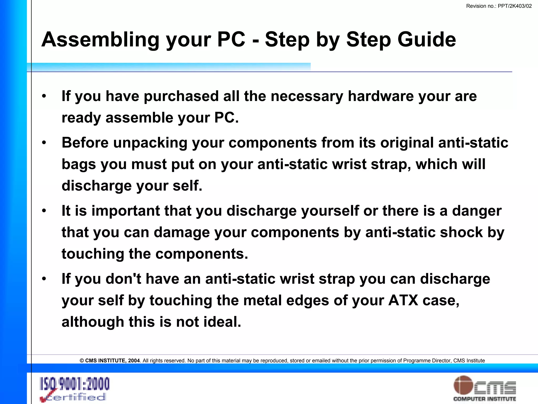 34 pc assembling | PPT