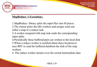 34 Ppt on MapReduce execution.ppfor entx | PPT
