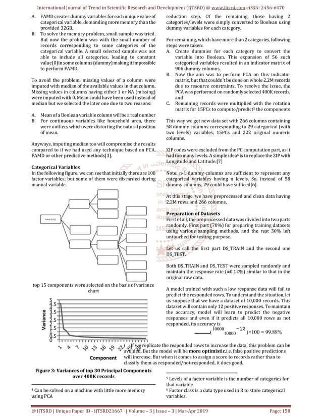 Preprocessing of Low Response Data for Predictive Modeling | PDF