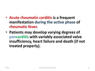 Rheumatic fever, RHD, and infective endocarditis | PPTX