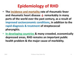 Rheumatic fever, RHD, and infective endocarditis | PPTX