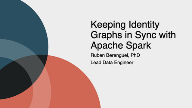 Keeping Identity Graphs In Sync With Apache Spark | PPT