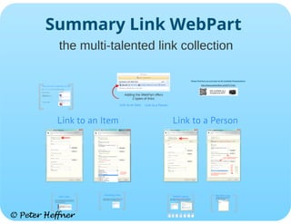 SharePoint Lesson #34: The Summary Link Webpart | PPT