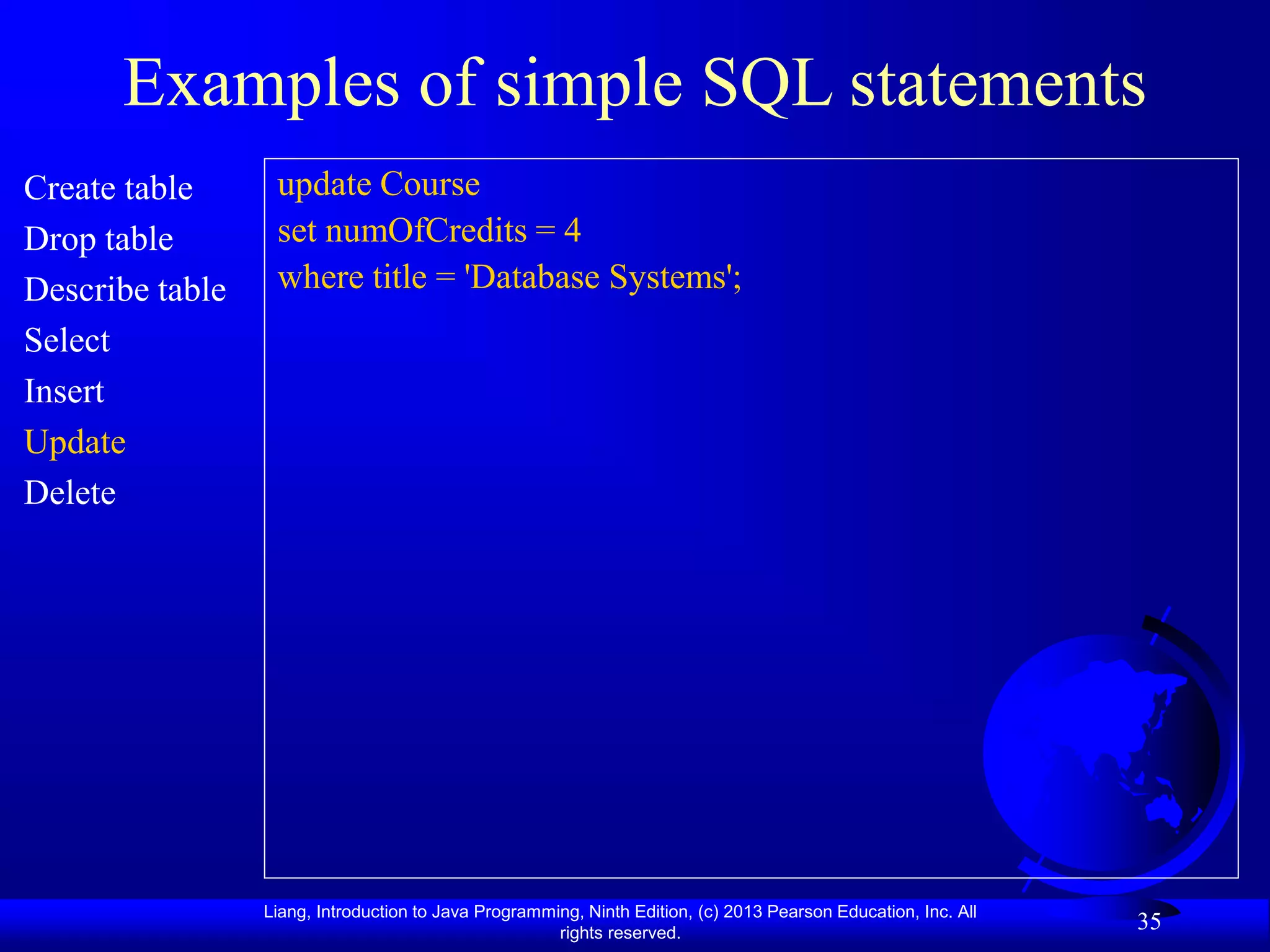 34slideDatabaseProgramming.ppt