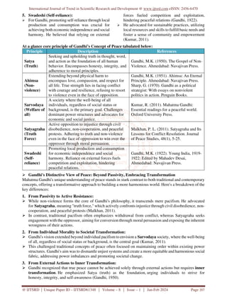 Thoughts of Mahatma Gandhi on Peace Education and its Relevance in ...