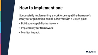 Establishing Your Workforce Capability Framework | PPT
