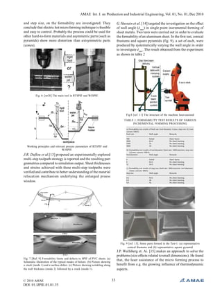 Sheet Metal Micro Forming: Future Research Potentials | PDF