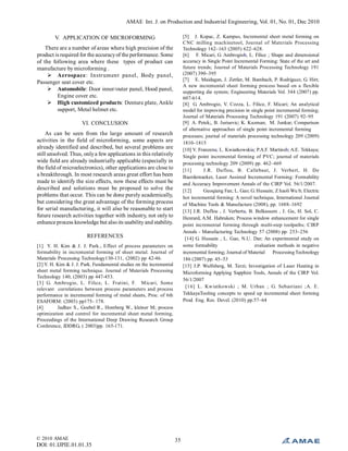 Sheet Metal Micro Forming: Future Research Potentials | PDF