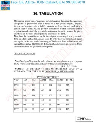 35. tabulation | PDF
