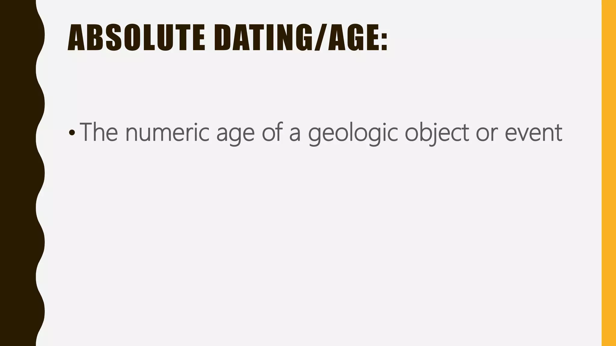 35. Absolute Dating Notes | PPT