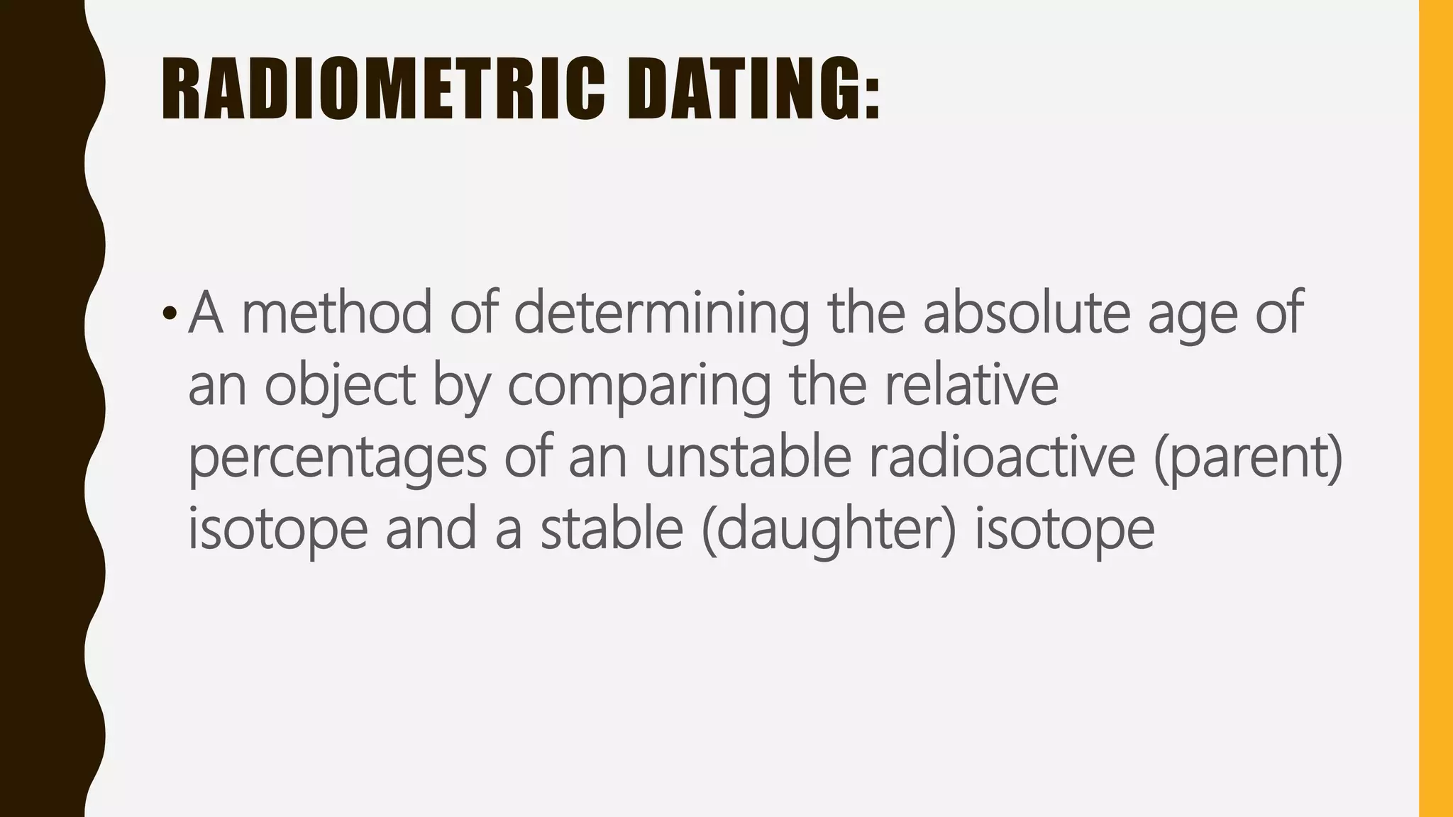 35. Absolute Dating Notes | PPTX