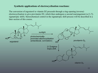 PERICYCLIC REACTION & WOODWARD HOFFMANN RULES, FMO THEORY | PPT