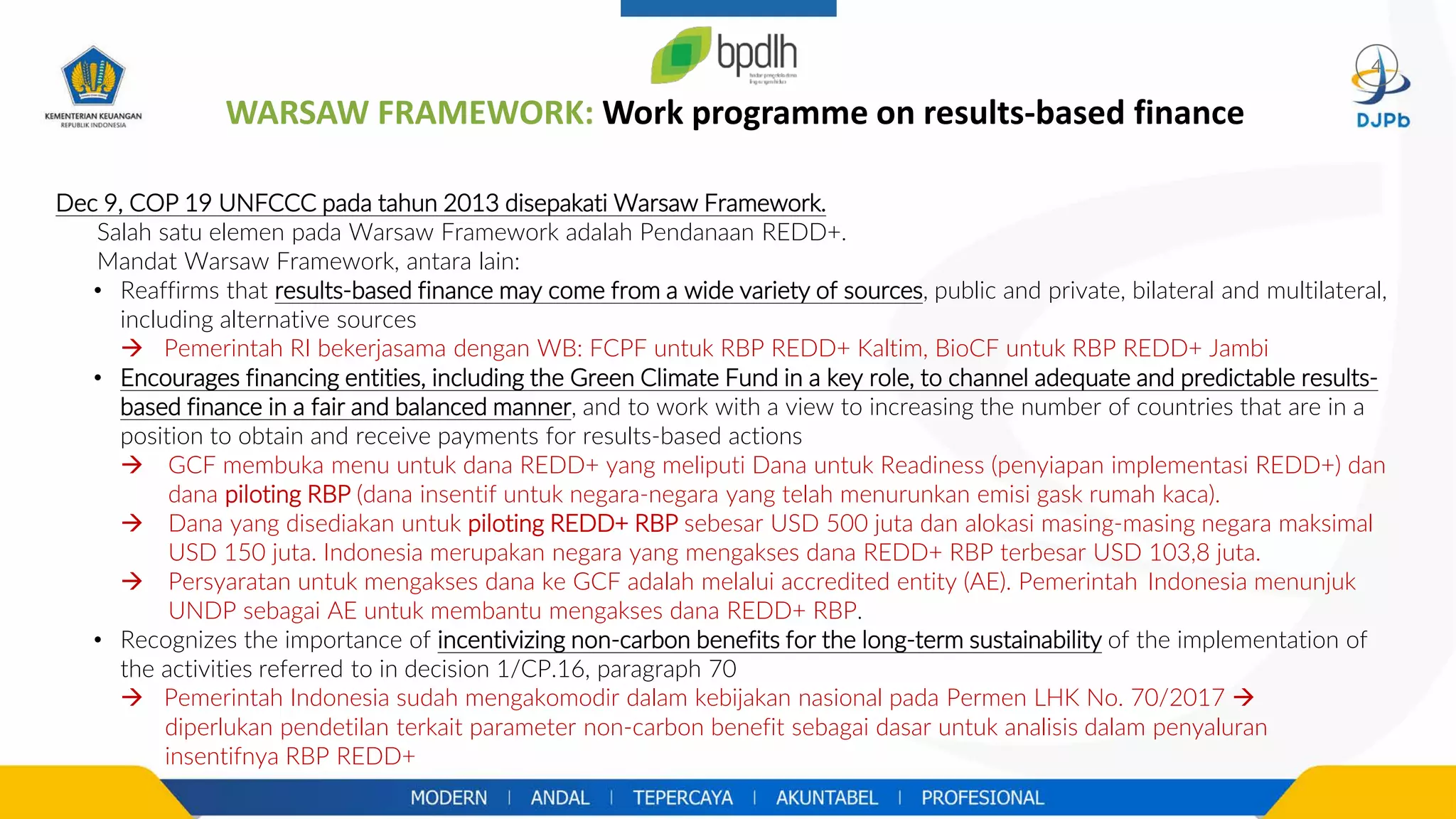 Pengelolaan dana REDD+: Indonesian Environment Fund | PDF