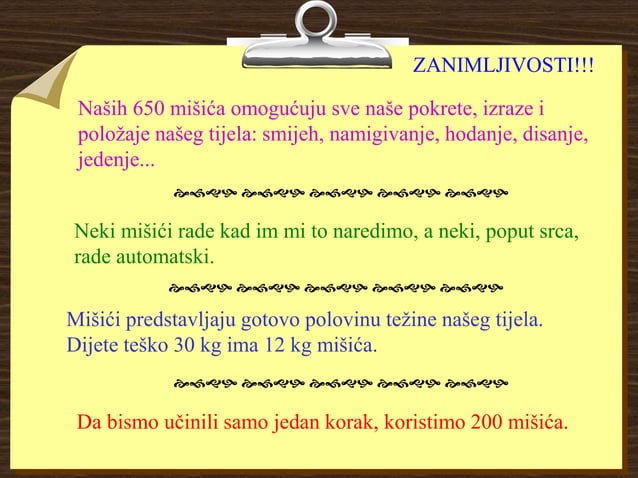 Gradja tijela i kretanje covjeka i okoline | PPT