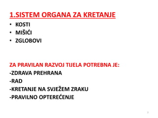 UVOD SISTEM ORGANA kod covjeka obuhvata | PPT