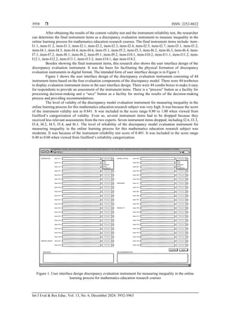 Validity and reliability of the discrepancy evaluation instrument for ...