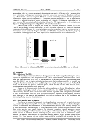 Rural science education during and beyond COVID-19: teachers ...