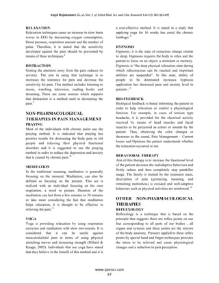 Complementary and alternative approaches to pain relief during labor | PDF