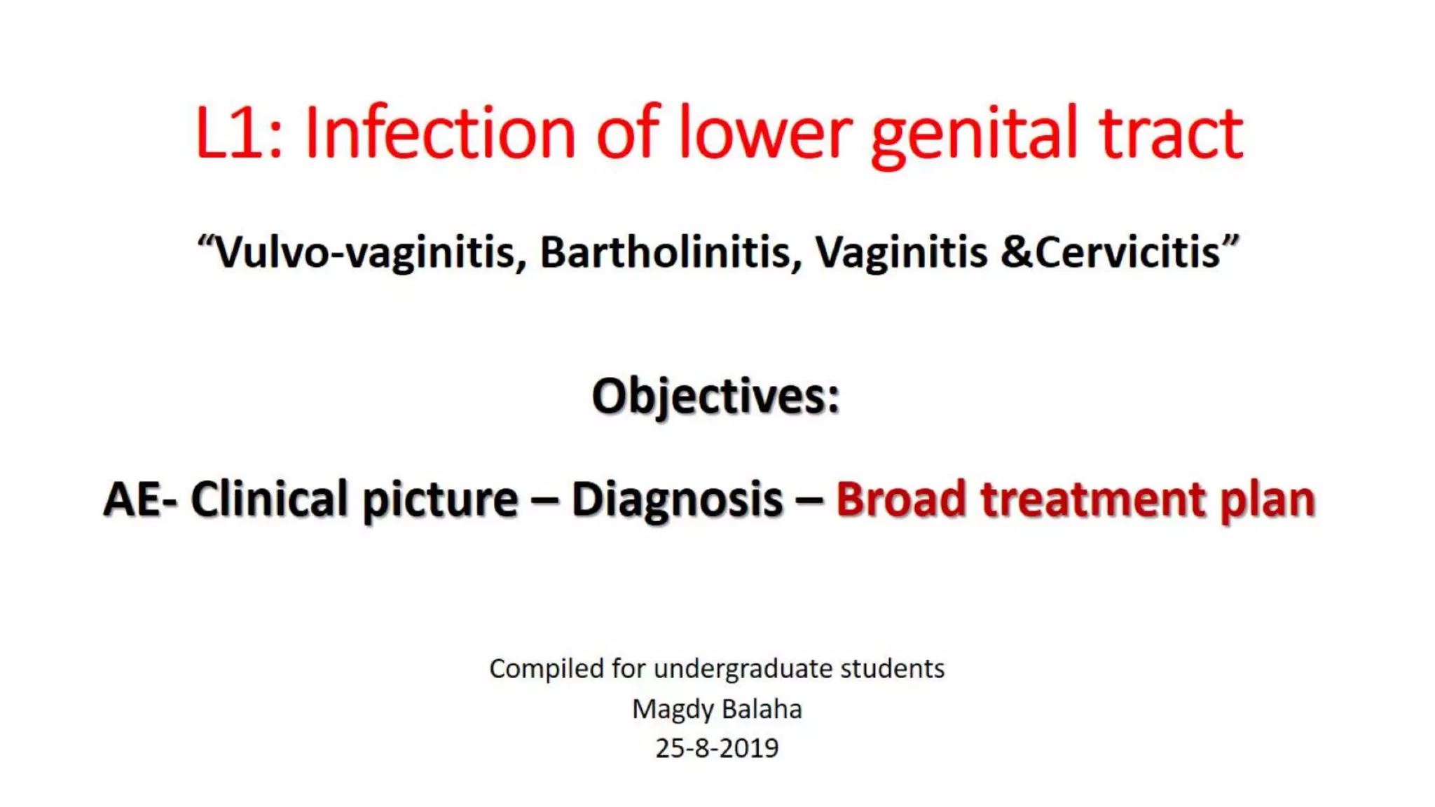 35 modified lower genital tract infection 27-2-2019 | PPT