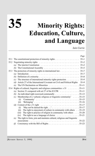 35 minority rights (1) | PDF