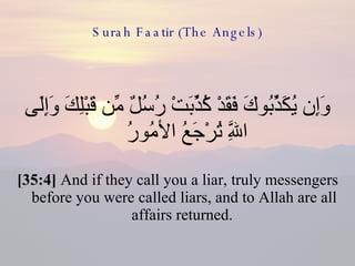 35 Surah Fatir (The Angels) | PPT