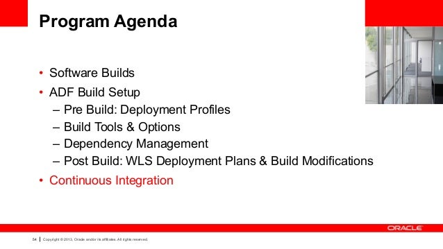Oracle ADF Architecture TV - Deployment - Build Options