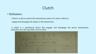 Topic name Clutch for Automobile Engineering | PDF