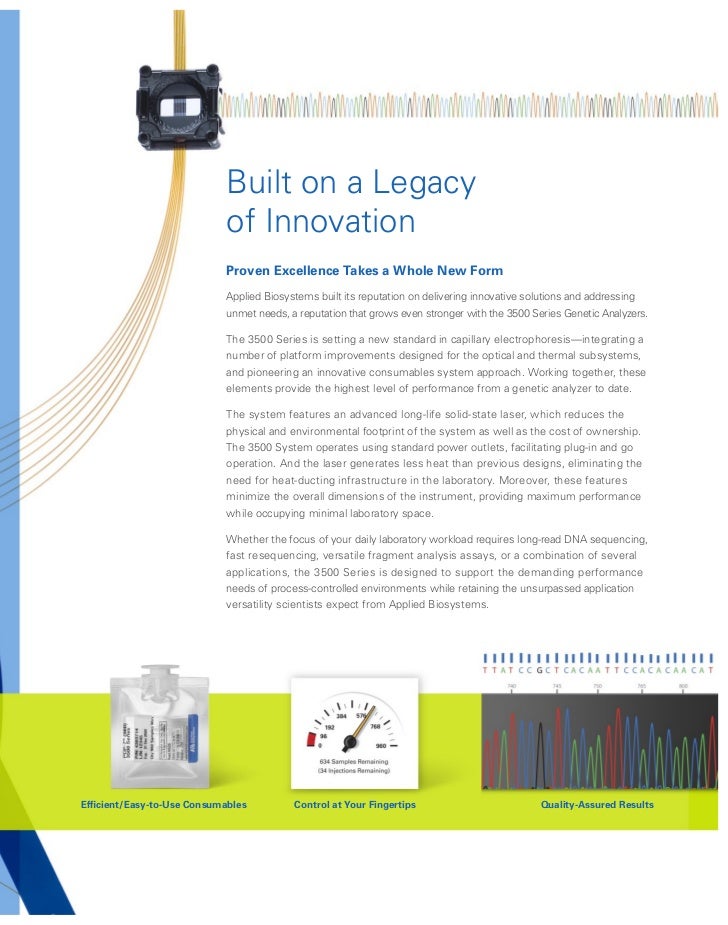 3500 Series Genetic Analyzer