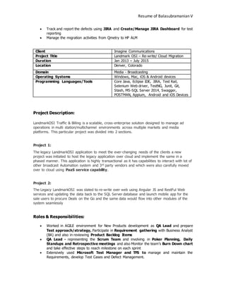 Balasubramanian, Viswanathan_Resume | PDF