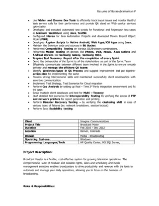 Balasubramanian, Viswanathan_Resume | PDF