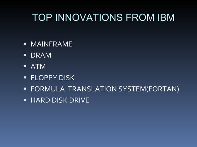 35048688 ibm-presentation-converted-final-ppt | PPT | Computing ...
