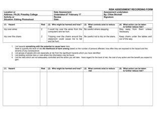 classroom-risk-assessment | DOC