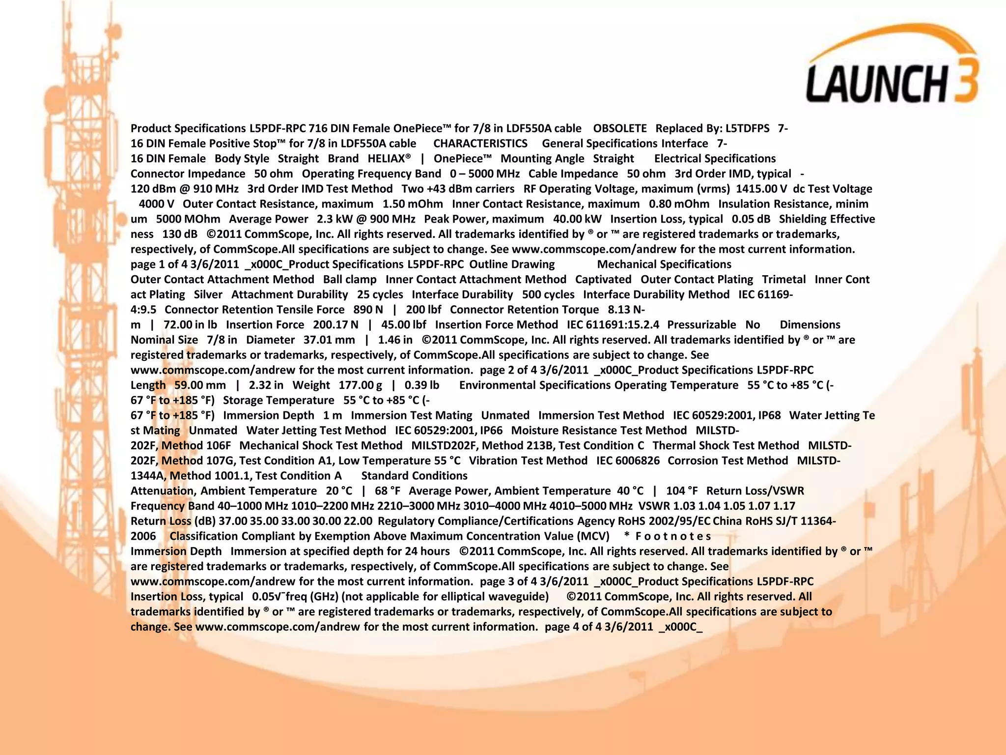 Andrew L5PDF-RPC | PPTX