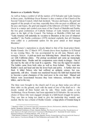 Blessed Oscar Romero, Martyr | DOCX