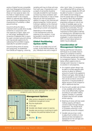Precision Viticulture FactSheet by SPAA Australia 2015 | PDF