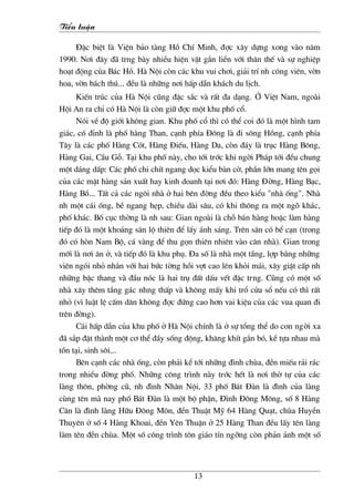 Tiểu Luận Tiềm Năng Và Thực Trạng Phát Triển Du Lịch Văn Hoá Ở Hà Nội | PDF