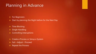 Time Management I | PPTX