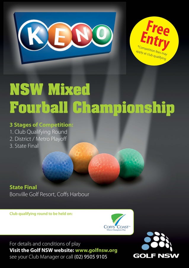 Golf NSW Keno Poster | PDF