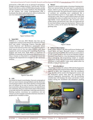 Wireless Student Attendance System using Fingerprint Sensor | PDF ...