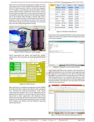 Wireless Student Attendance System using Fingerprint Sensor | PDF ...