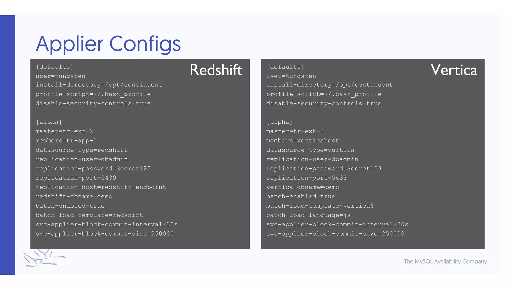 Training Slides: 351 - Tungsten Replicator for Data Warehouses | PPT