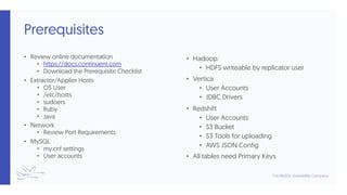 Training Slides: 351 - Tungsten Replicator for Data Warehouses | PPT